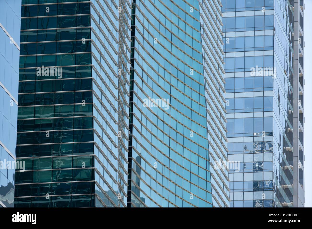 Glass building architecture Downtown Miami Brickell Stock Photo - Alamy