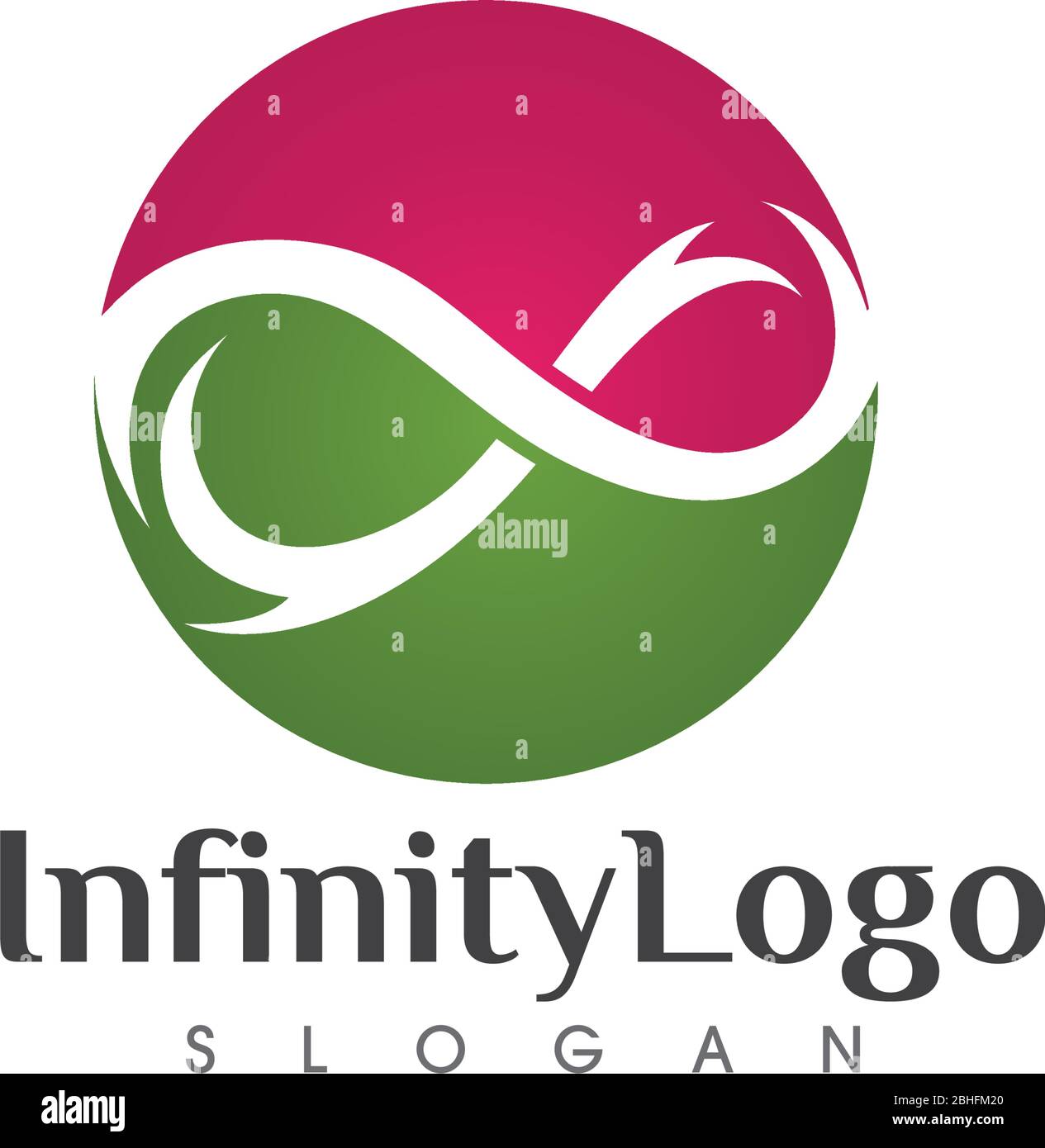 Infinity Design Vector icon illustration Logo template design Stock ...