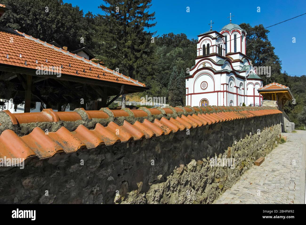 TUMAN MONASTERY, SERBIA - AUGUST 11, 2019: Medieval Tuman Monastery ...