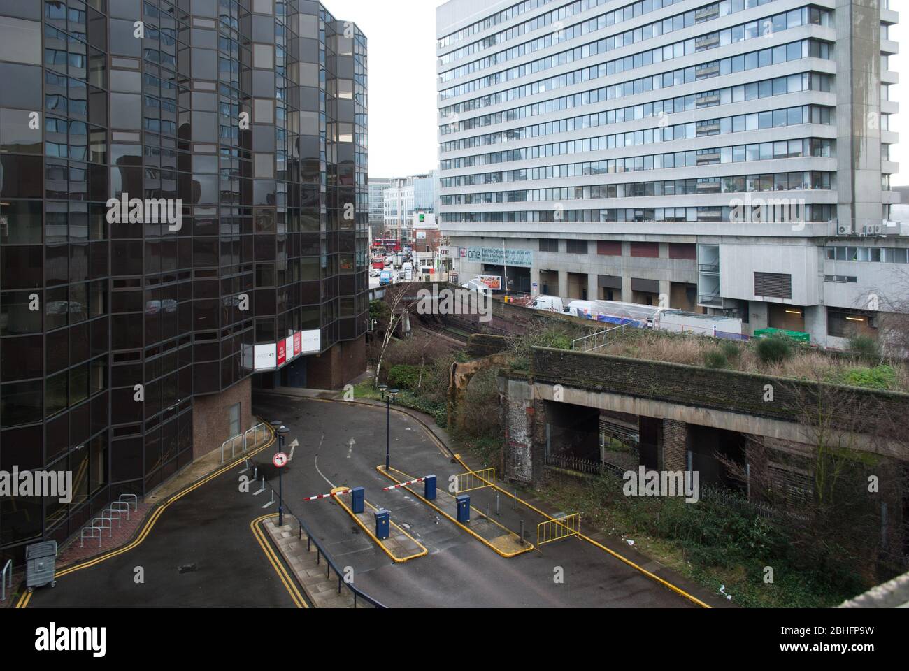 Brown Glass Glazing Steel Frame Former West 5 Beavor Lane, Hammersmith ...