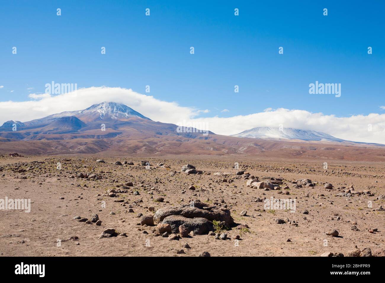 San pedro de Atacama desert landscape, Chile. Andes landscape Stock ...