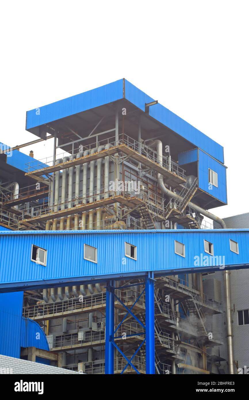 steel mechanical equipment in a factory Stock Photo - Alamy