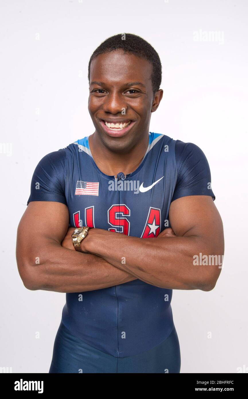 Paralympic sprinter Jerome Singleton poses during the Team USA Media ...