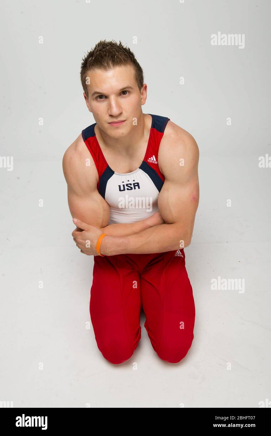 Gymnast Jonathan Horton at the Team USA Media Summit in Dallas, TX in ...