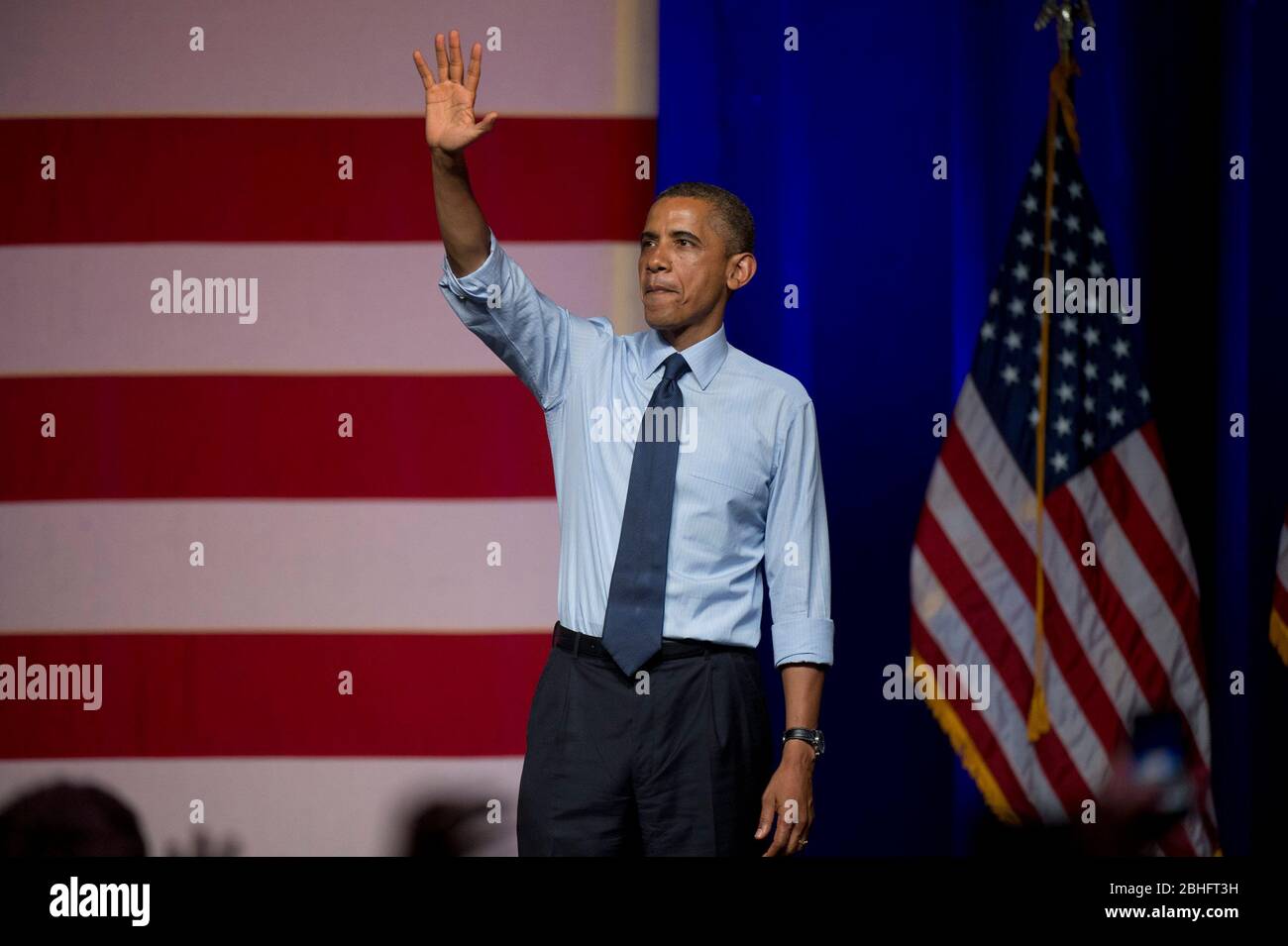 American election 2012 flags hi-res stock photography and images - Alamy
