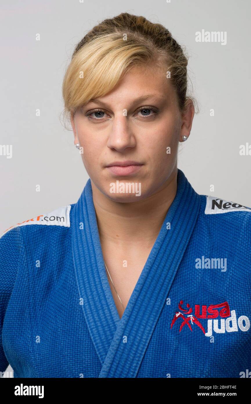 USA Olympian Kayla Harrison poses during the Team USA Media Summit in ...