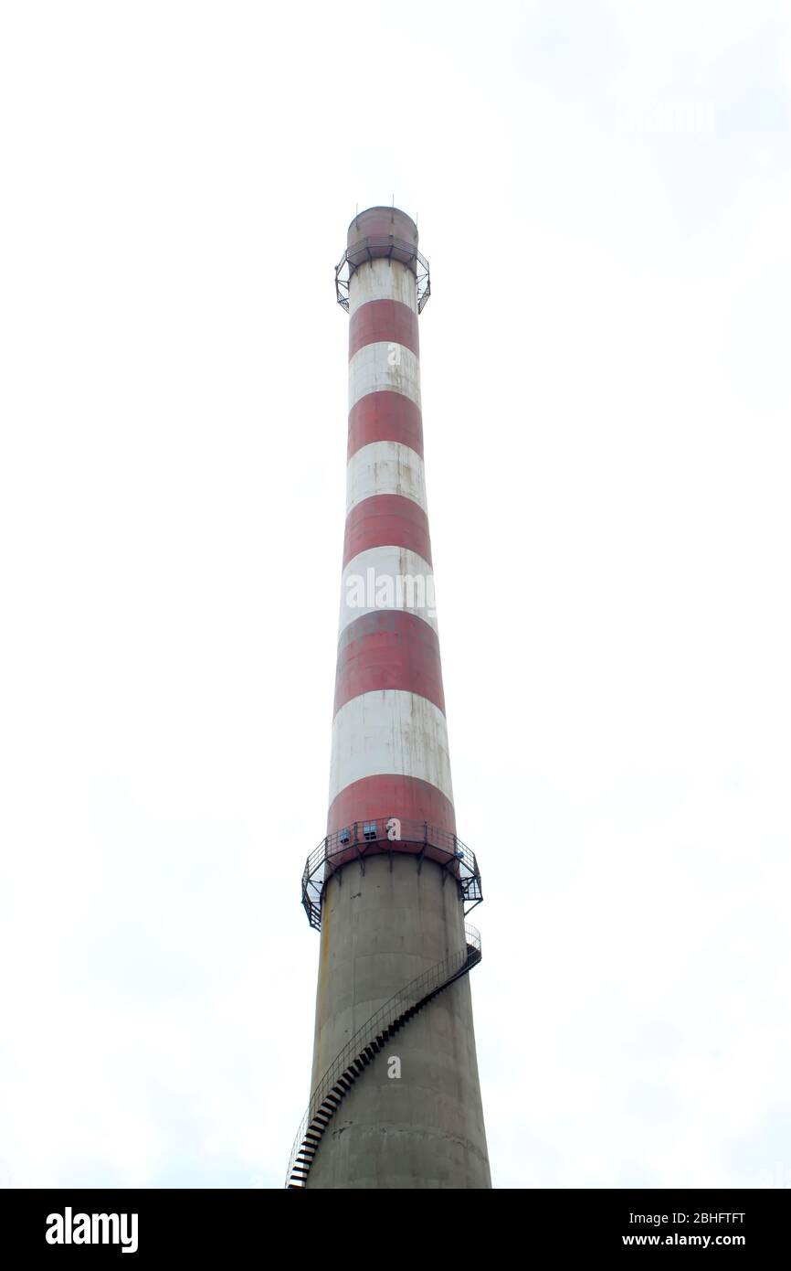 chimney in a factory in north china Stock Photo - Alamy
