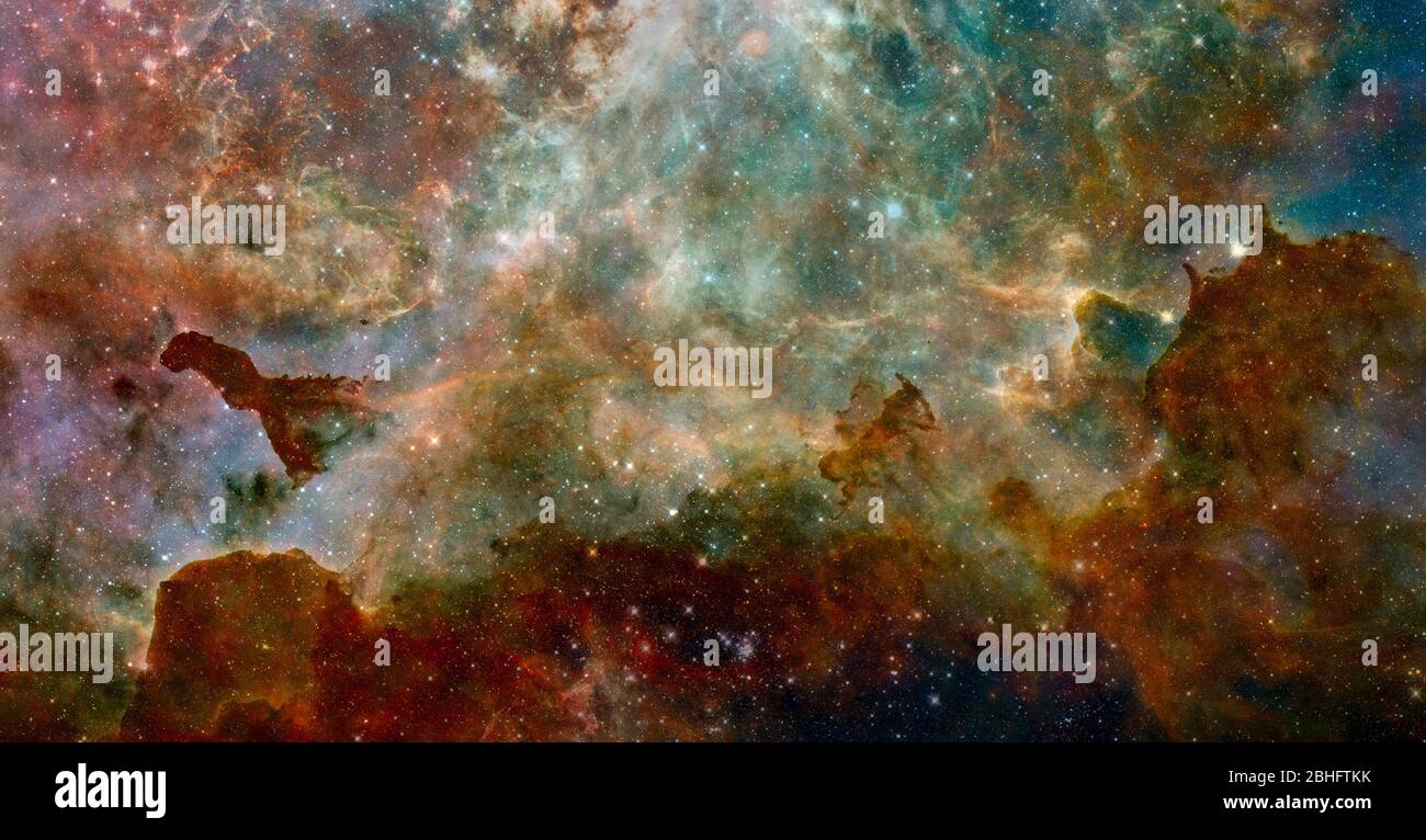 Deep space. Elements of this image furnished by NASA Stock Photo - Alamy