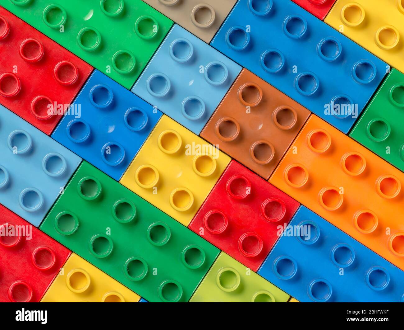 Background of colorful building blocks Stock Photo - Alamy