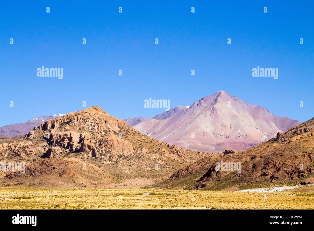 Bolivian mountains landscape,Bolivia.Andean plateau view Stock Photo ...