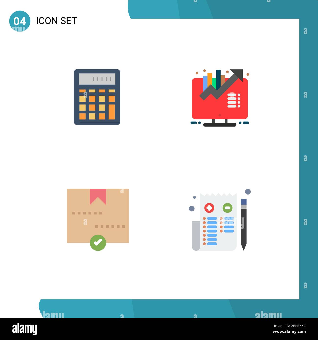 Approve Calculator Stock Vector Images Alamy
