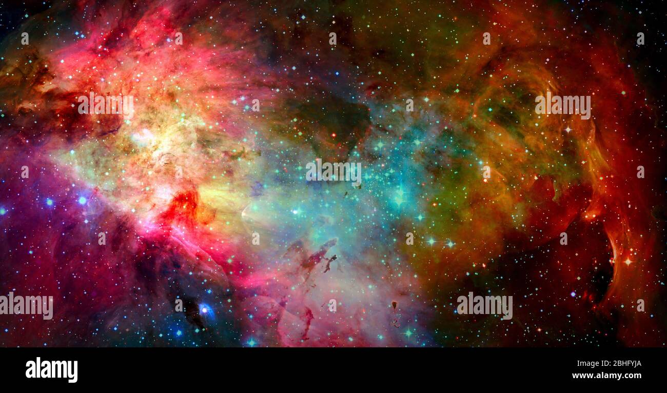 Abstract space background. Elements of this image furnished by NASA ...