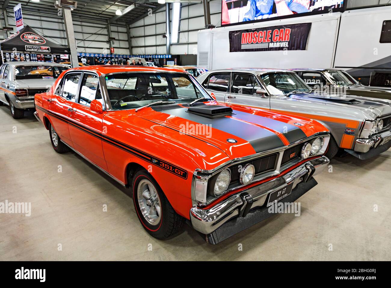 Automobiles / Australian made 1970 Ford XY 351 GT Falcon displayed at a ...