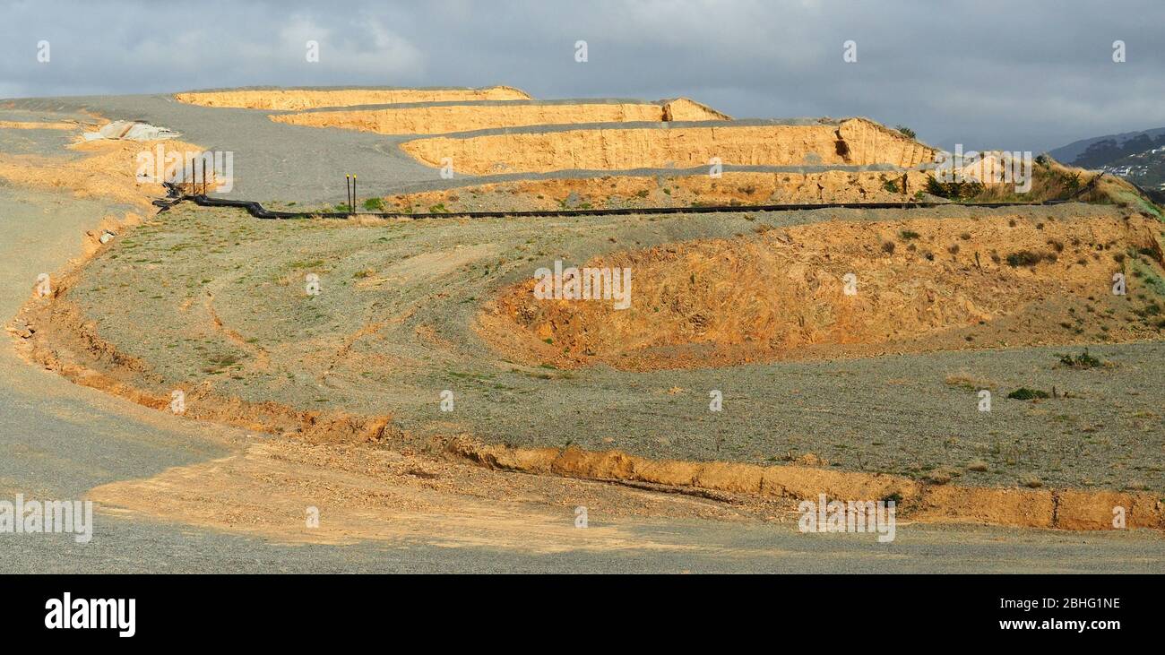 Terraces graded for construction hi-res stock photography and images ...