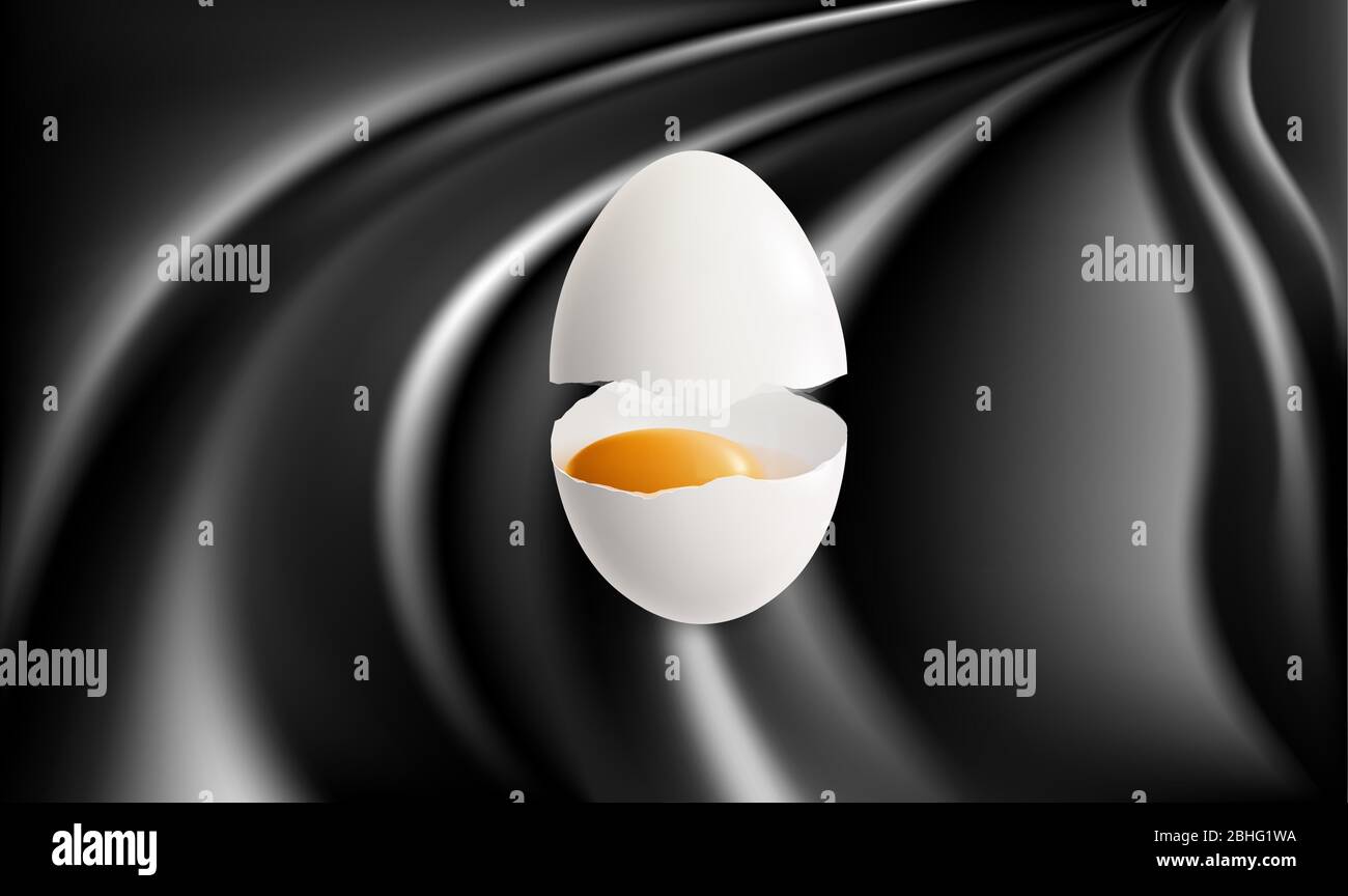 Broken on cement wall Stock Vector Images - Alamy