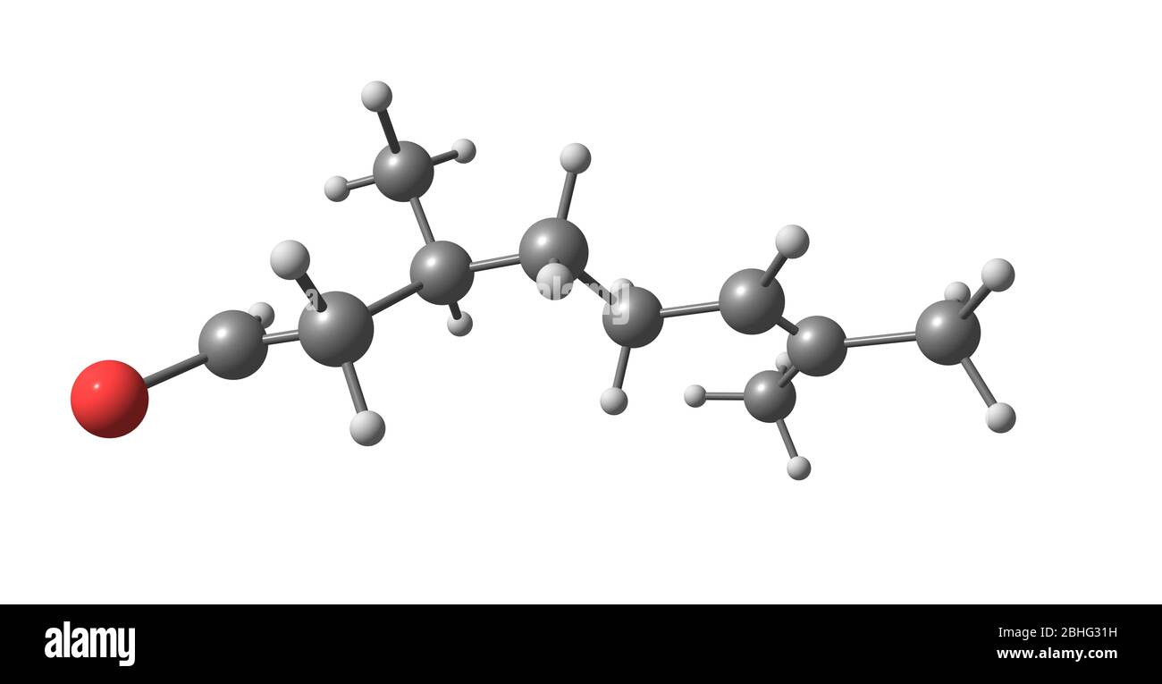 Citronellal citronella oil molecule hi-res stock photography and images ...