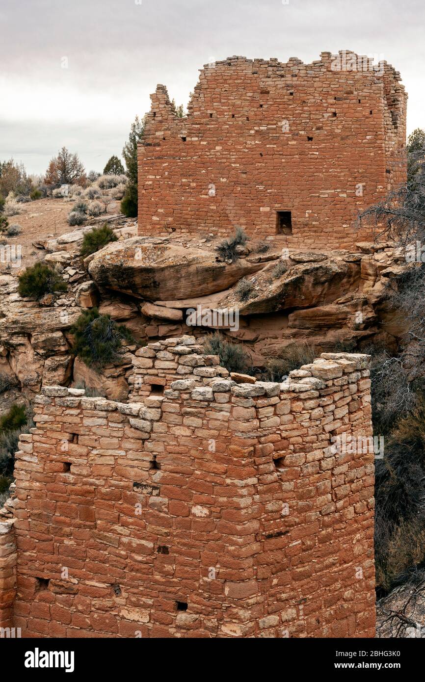 UT00517-00...UTAH/Colorado - Ancestral Pueblo People structure at The ...