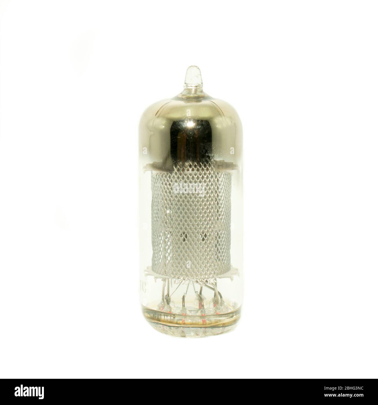 electronic vacuum tube Transistor Bulb isolated on a white background ...