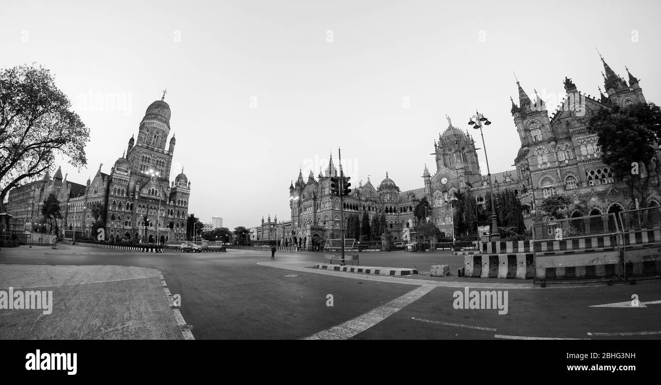 Csmt station Black and White Stock Photos & Images - Alamy