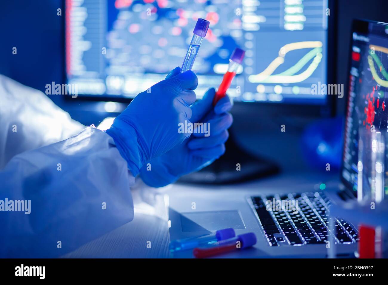 Laboratory blood test detection 2019-ncov coronavirus of dangerous for ...