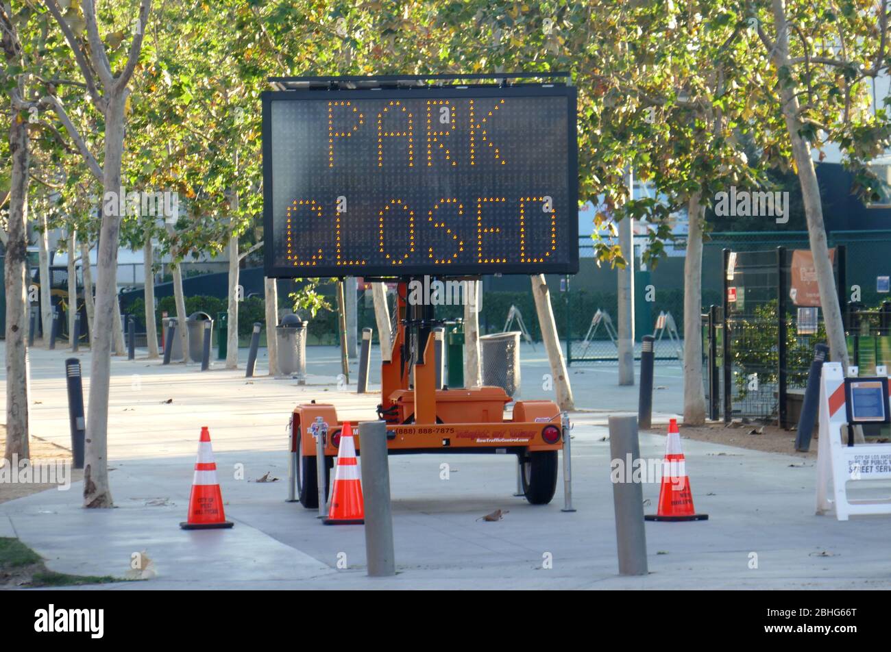 Los Angeles, California, USA 25th April 2020 A general view of ...