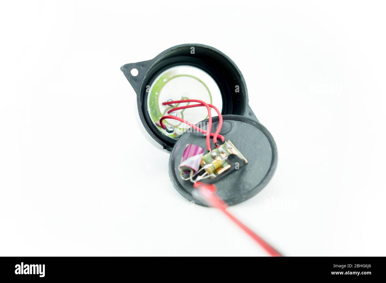 Electronic piezo buzzer, piezo buzzer Stock Photo - Alamy
