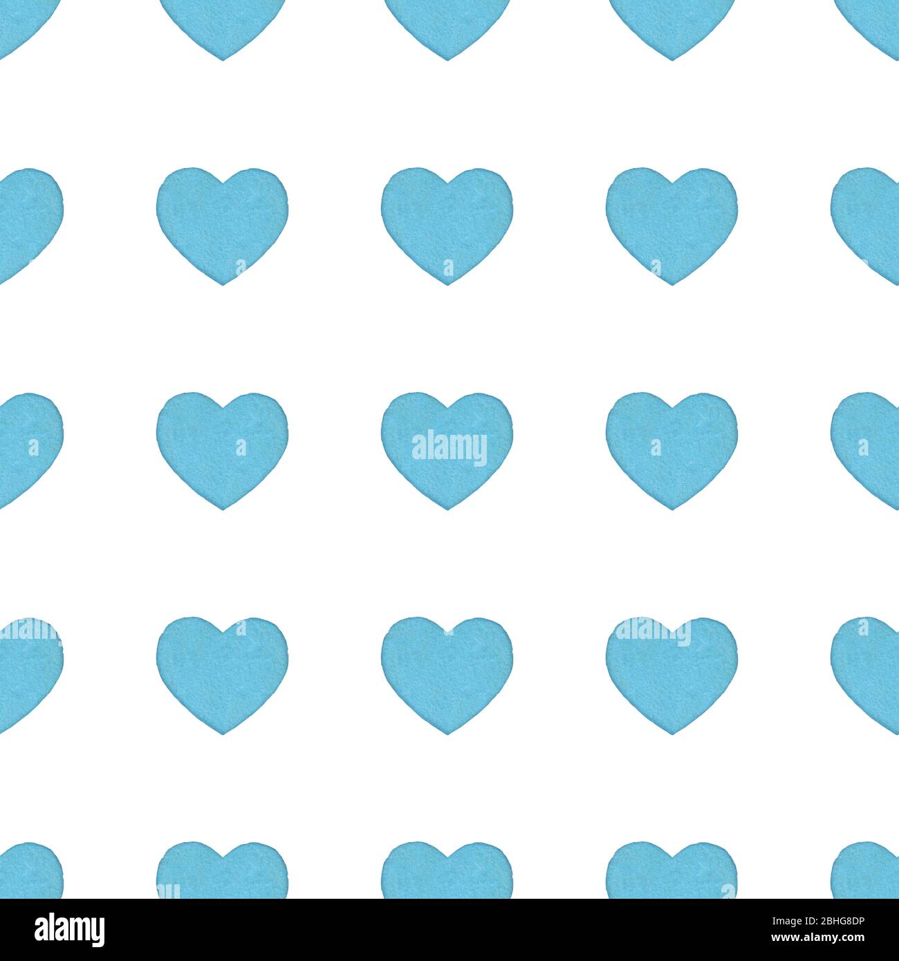 Seamless pattern of blue hearts. Love concept. Design for packaging and ...