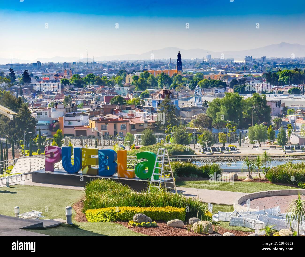 Puebla sign hi-res stock photography and images - Alamy
