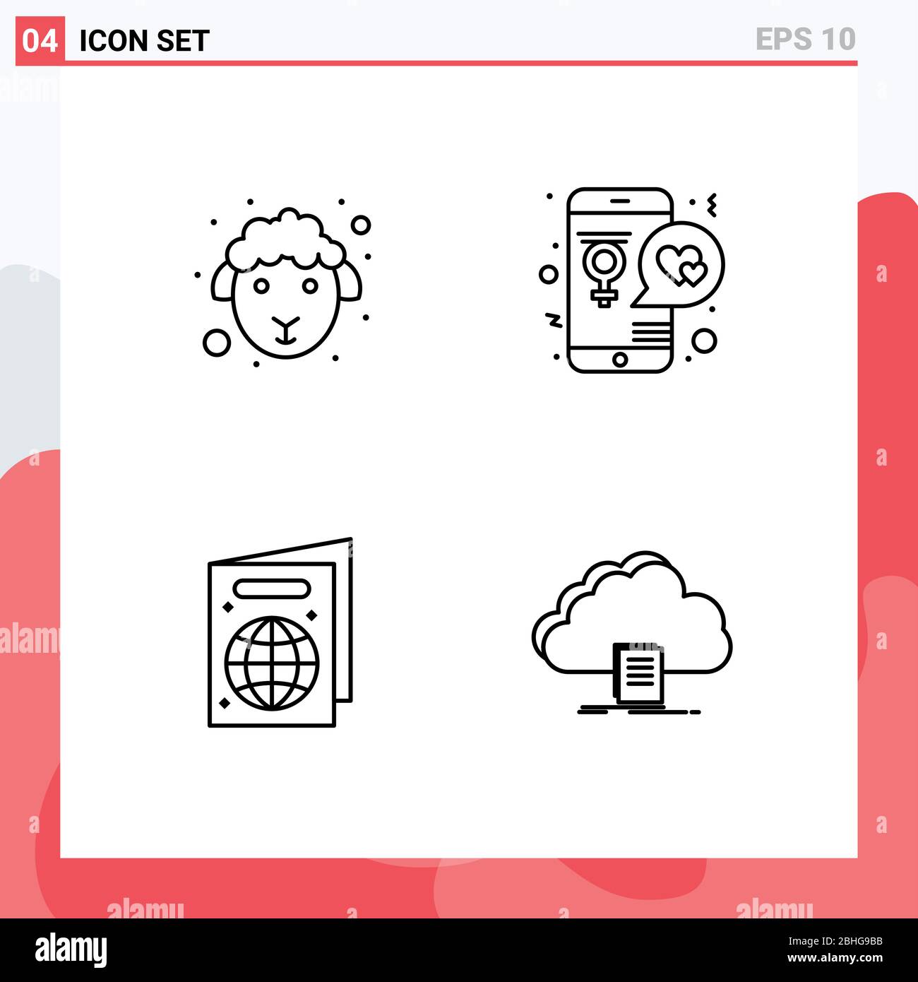 Sheep pass Stock Vector Images - Alamy