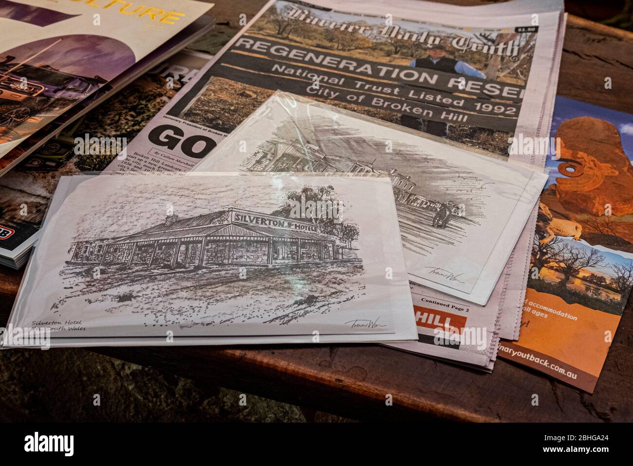 Silverton City, Broken Hill, NSW Outback, Australia Stock Photo - Alamy