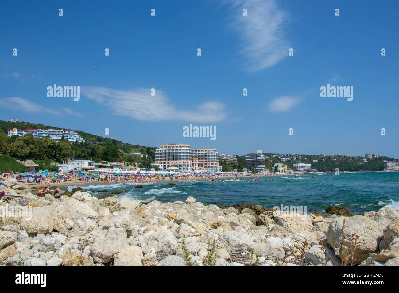 Hot weather beach hi-res stock photography and images - Alamy
