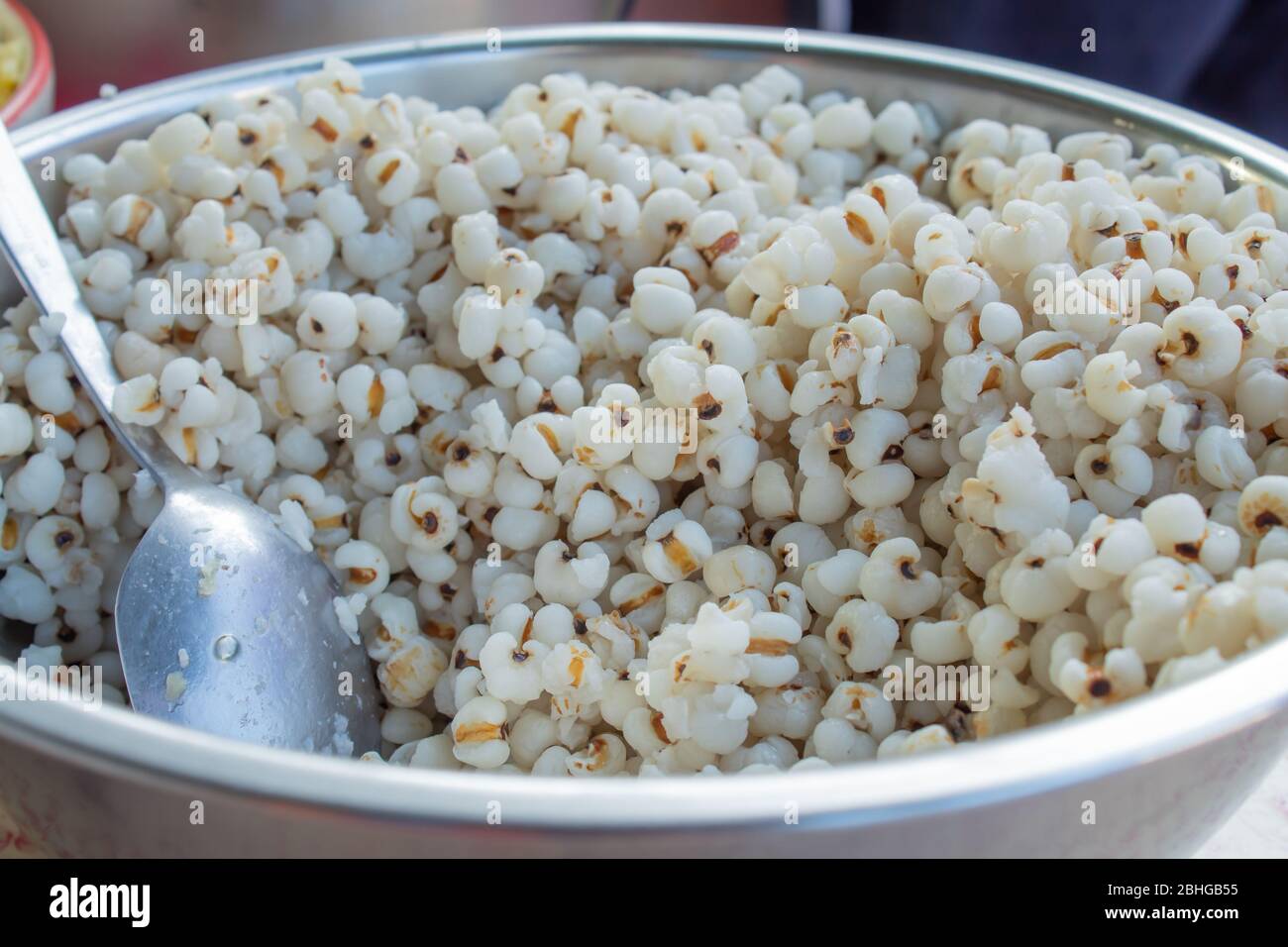 Boiled millet grains valuable Stock Photo - Alamy