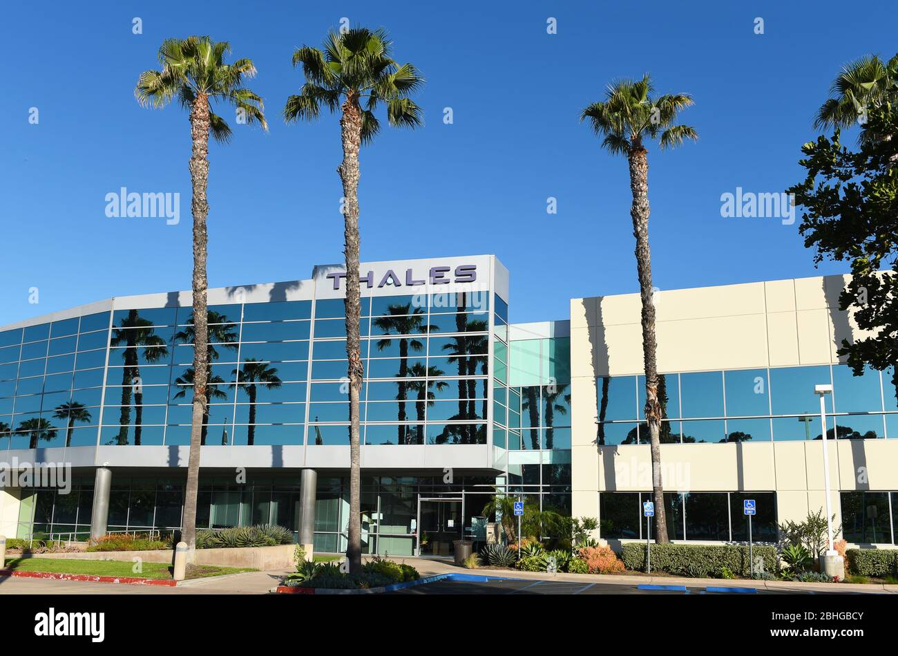 IRVINE, CALIFORNIA - 25 APRIL 2020: Thales Group Irvine Headquarters ...