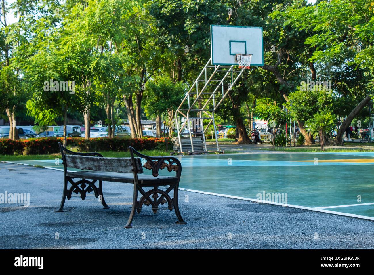 Outdoor Basketball Court Beach High Resolution Stock Photography and ...
