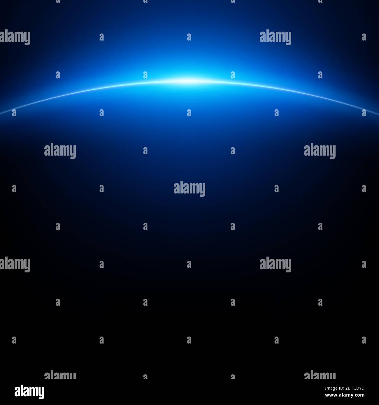 Space background with planet and shining light. EPS 10 Stock Vector ...