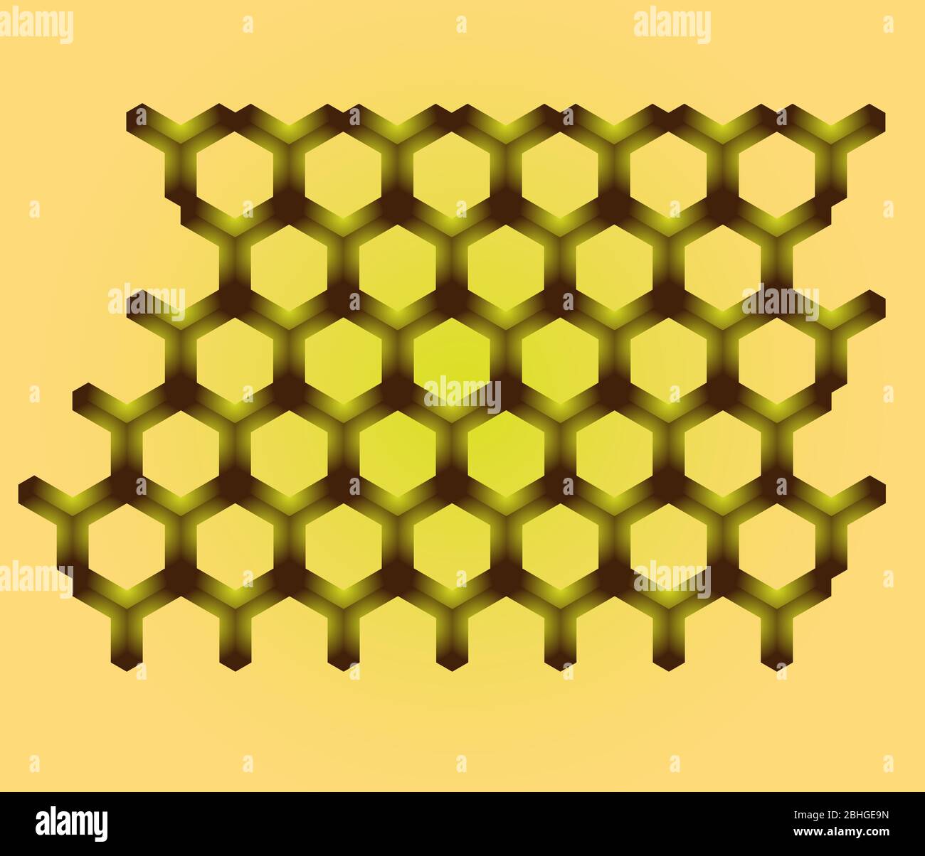 Design geometric honeycomb frame background Stock Vector Image & Art ...