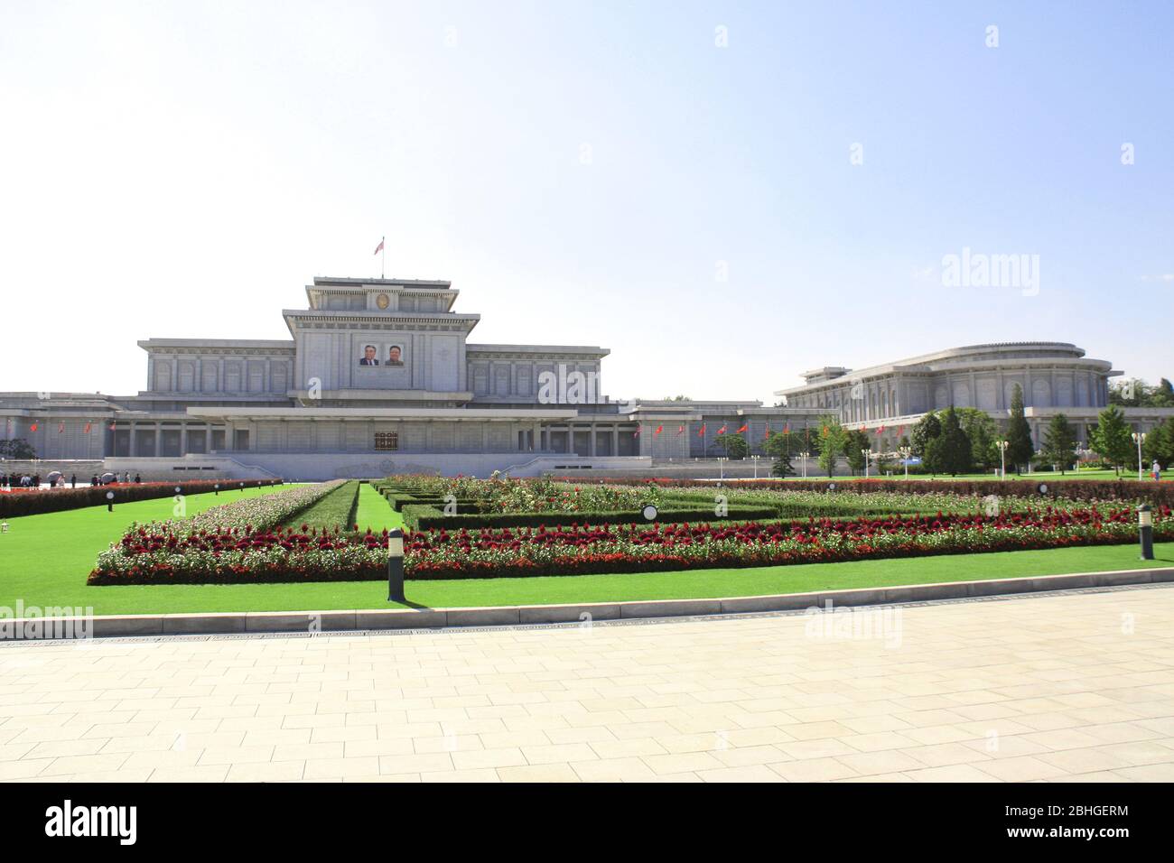 NORTH KOREA, PYONGYANG - SEPTEMBER 27, 2017: Kumsusan Memorial Palace ...