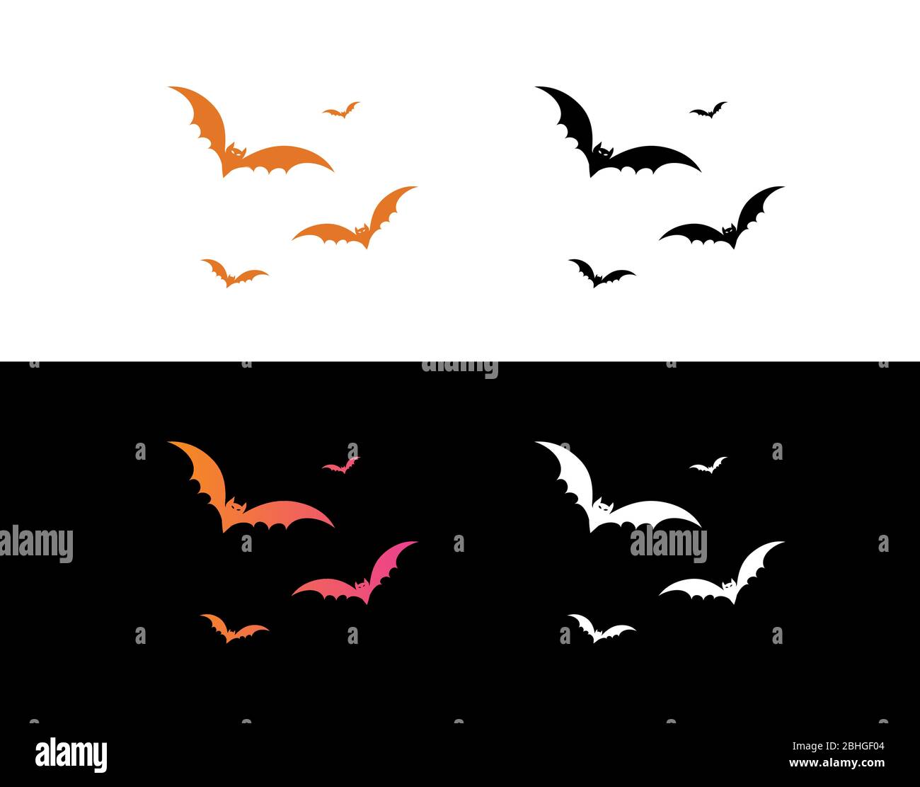 Bat vector vectors hi-res stock photography and images - Alamy