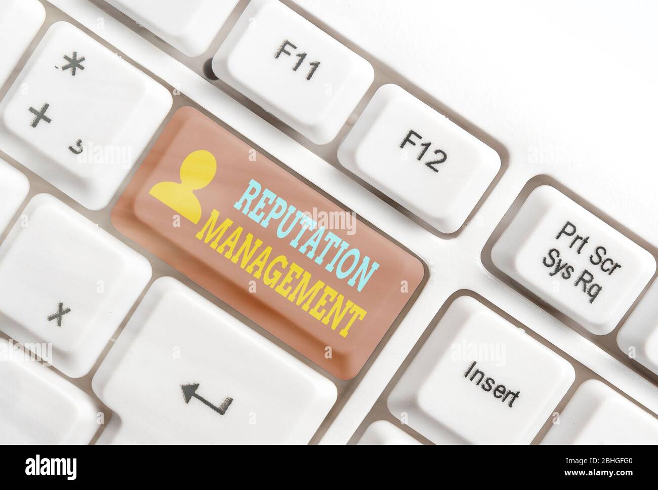 Text sign showing Reputation Management. Business photo showcasing ...
