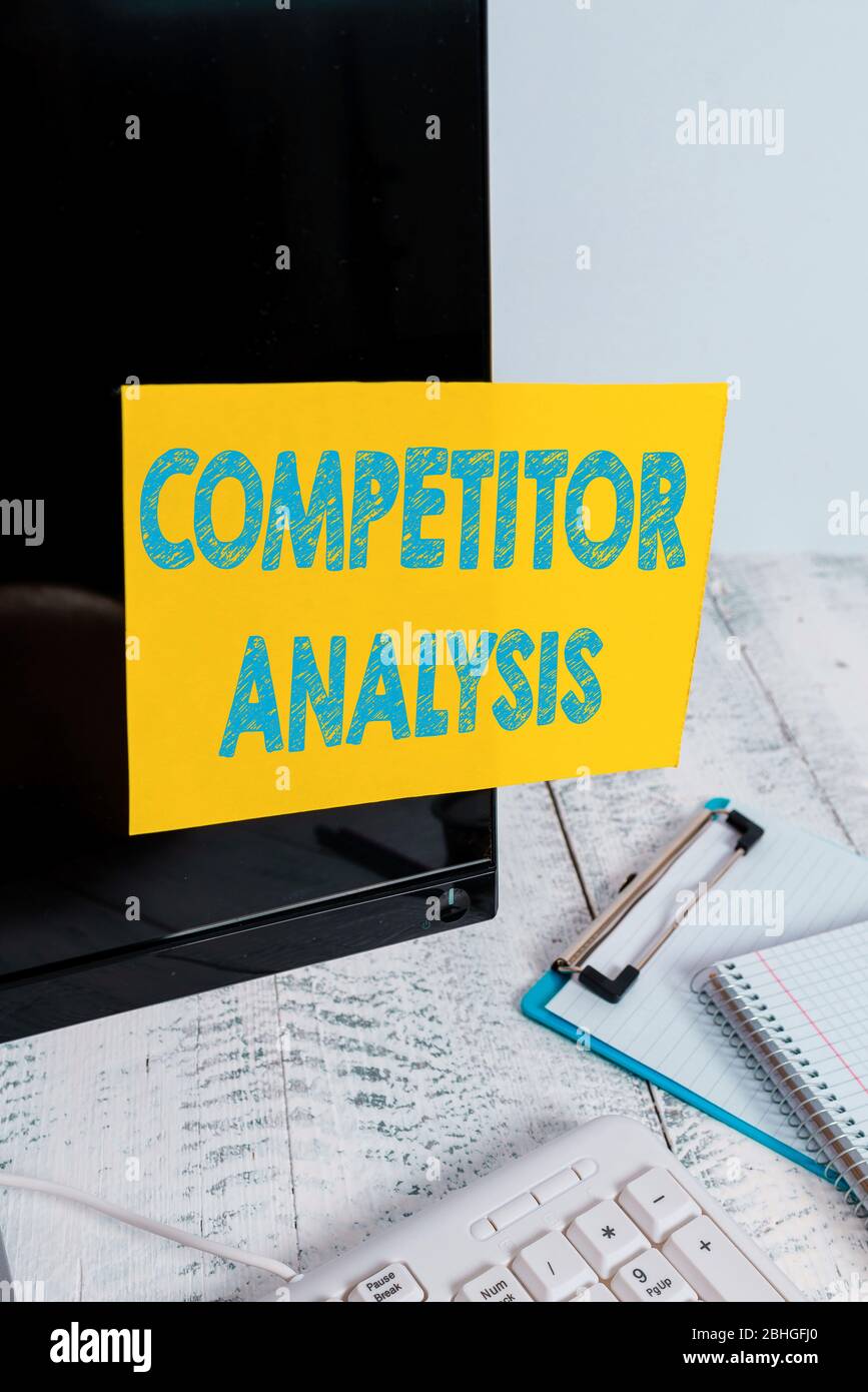 Handwriting text writing Competitor Analysis. Conceptual photo ...