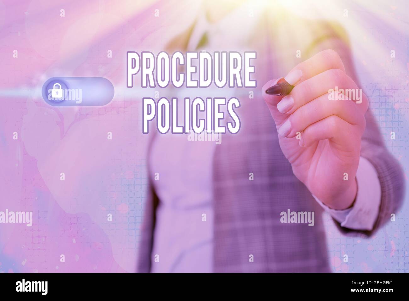 Writing note showing Procedure Policies. Business concept for Steps to ...