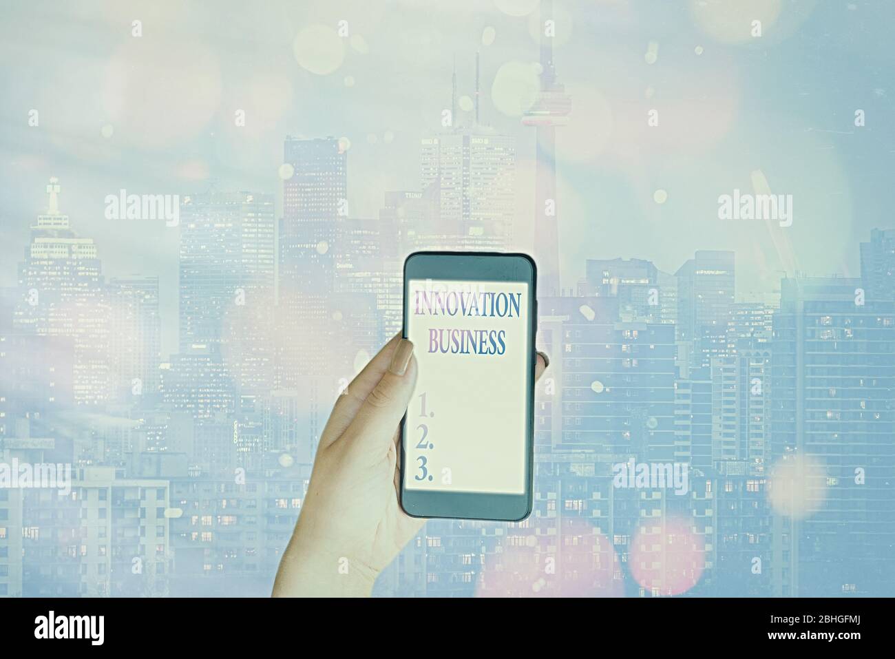 Handwriting text writing Innovation Business. Conceptual photo ...