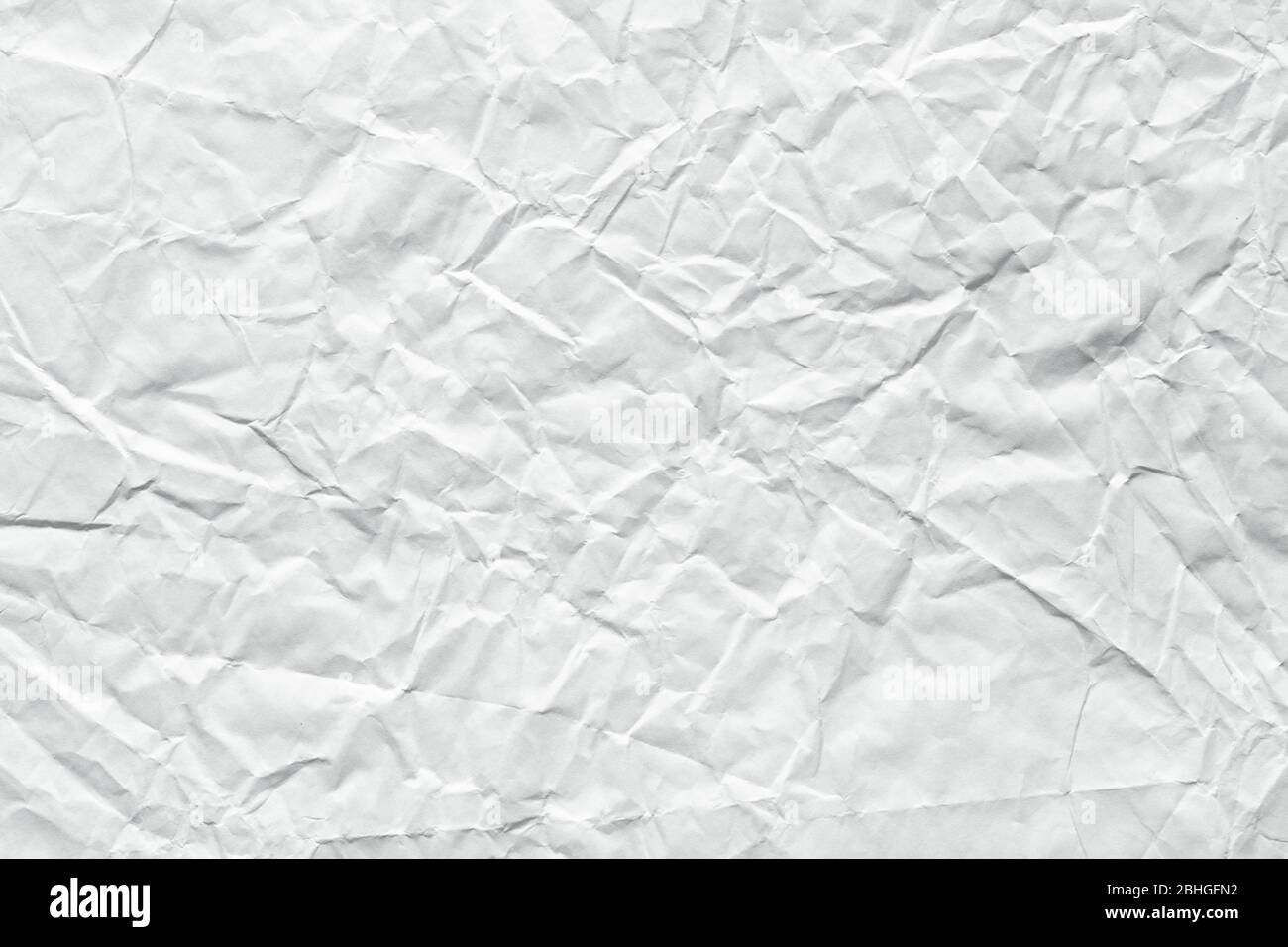 Crumpled paper background in classic white color for greeting card ...