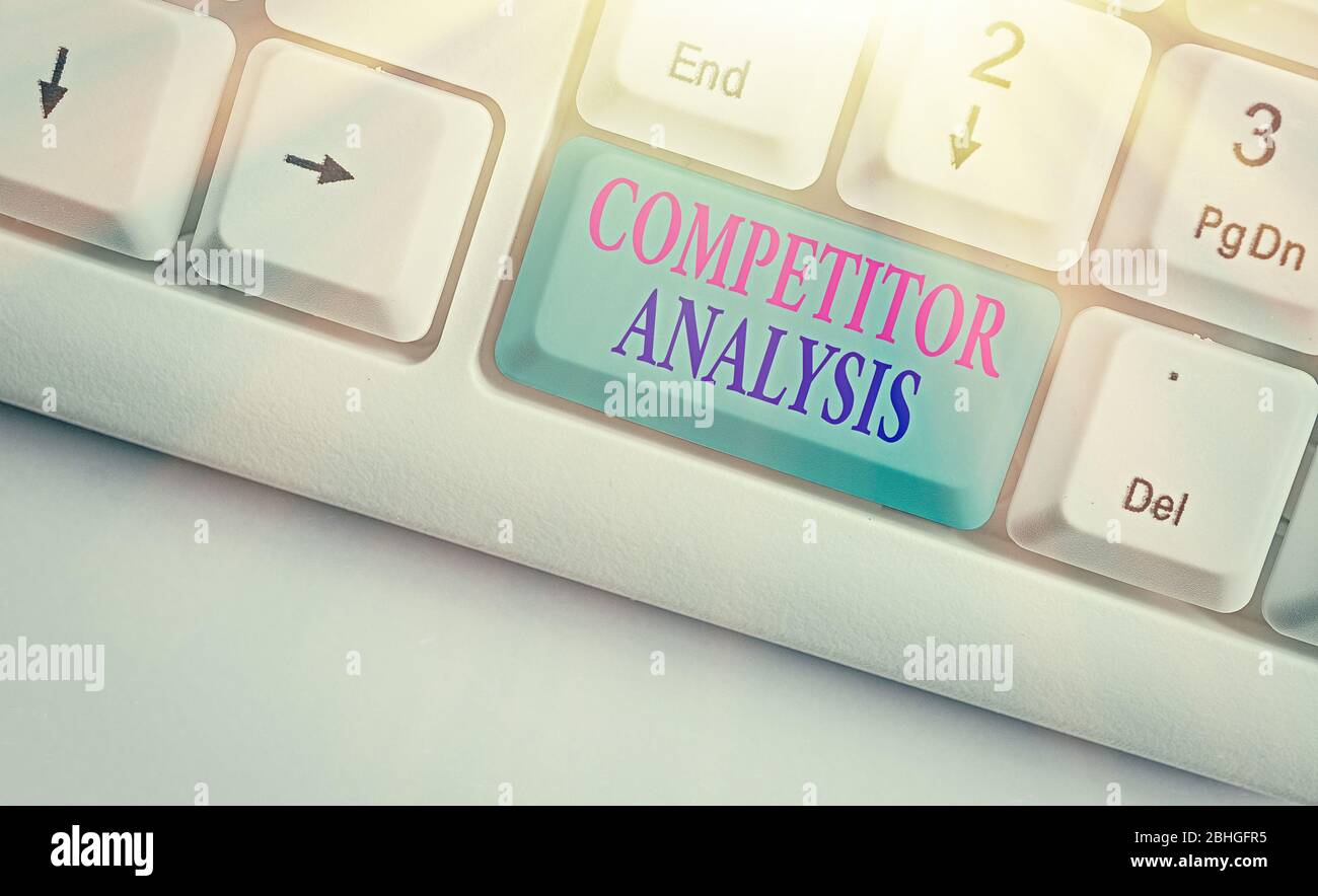 Conceptual hand writing showing Competitor Analysis. Concept meaning ...