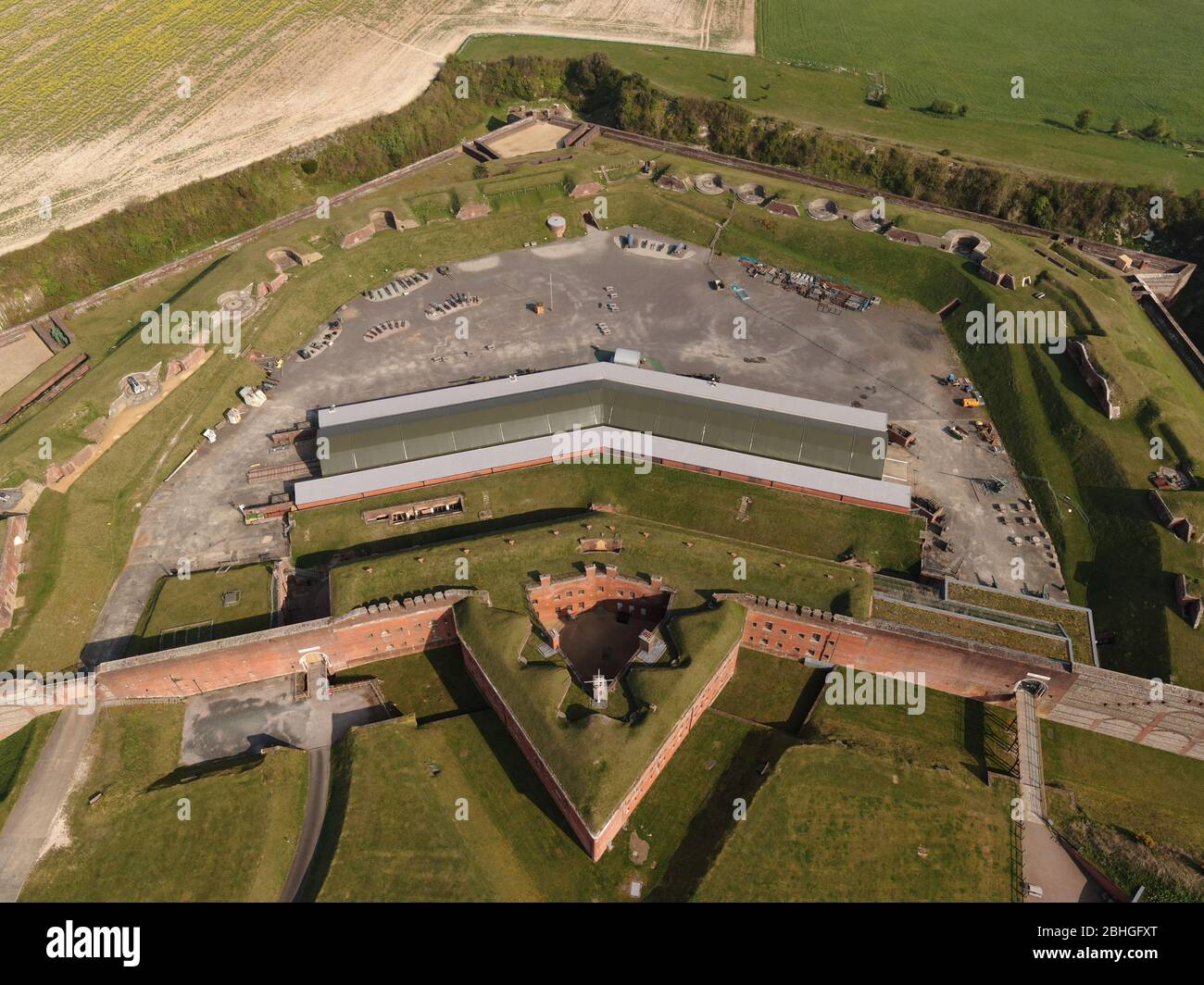 Fort nelson, portsmouth hi-res stock photography and images - Alamy