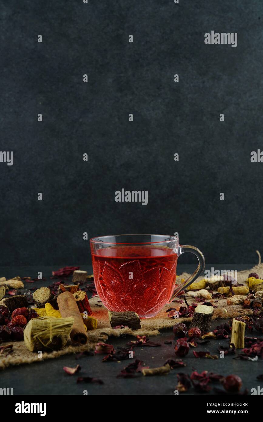 Karabas grass winter tea Stock Photo - Alamy