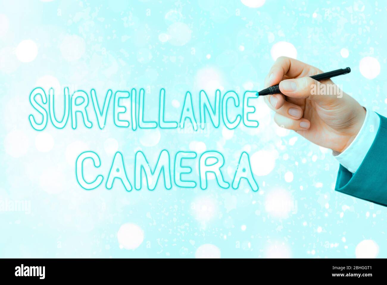 Conceptual hand writing showing Surveillance Camera. Concept meaning ...