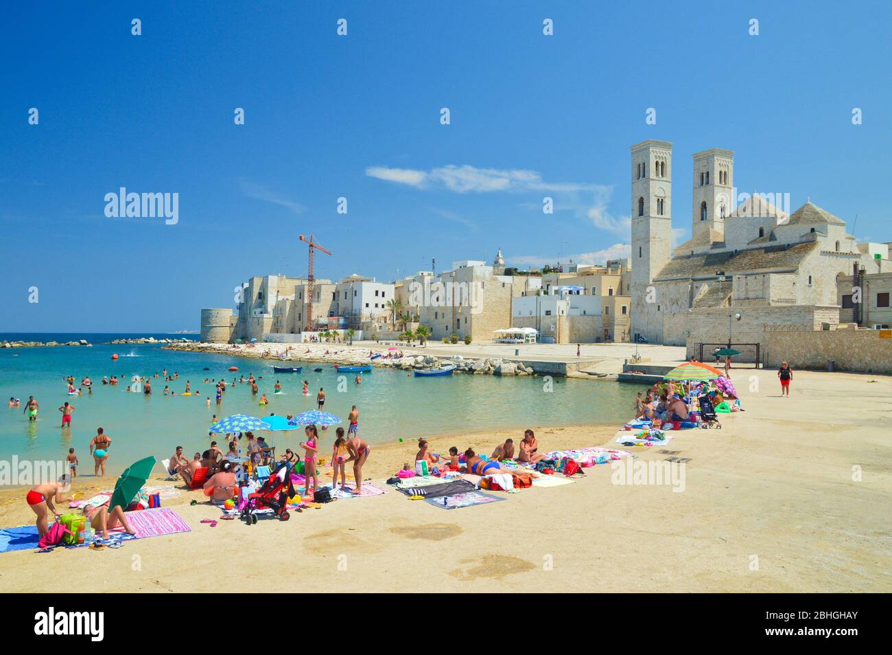 Image of the city of Molfetta, directly on the sea Stock Photo - Alamy