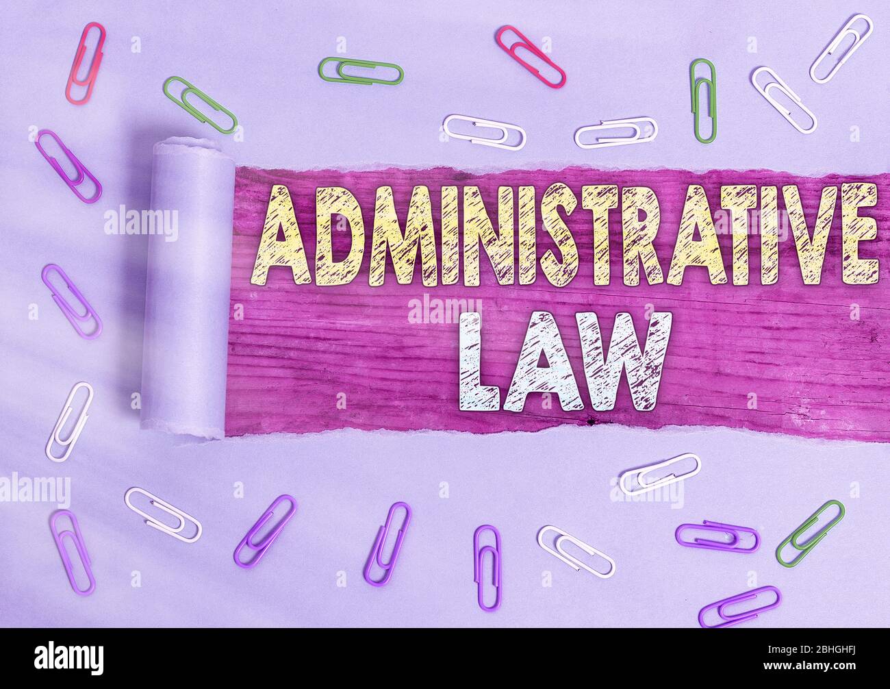 Text sign showing Administrative Law. Business photo showcasing Body of ...