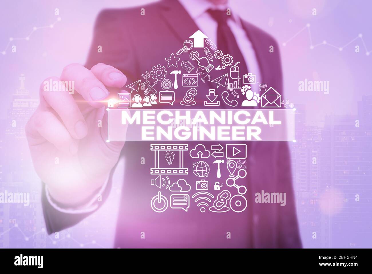 Handwriting text Mechanical Engineer. Conceptual photo Applied ...